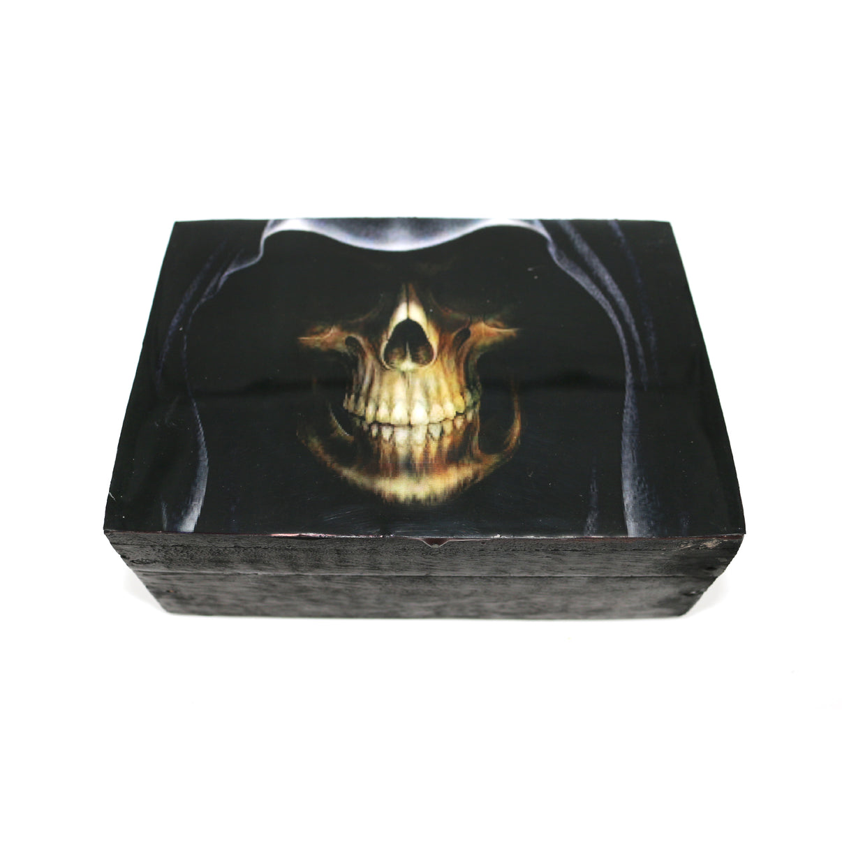 Grim Reaper, Black Wooden Storage Box - 4 x 6 Inch – Soul Sticks